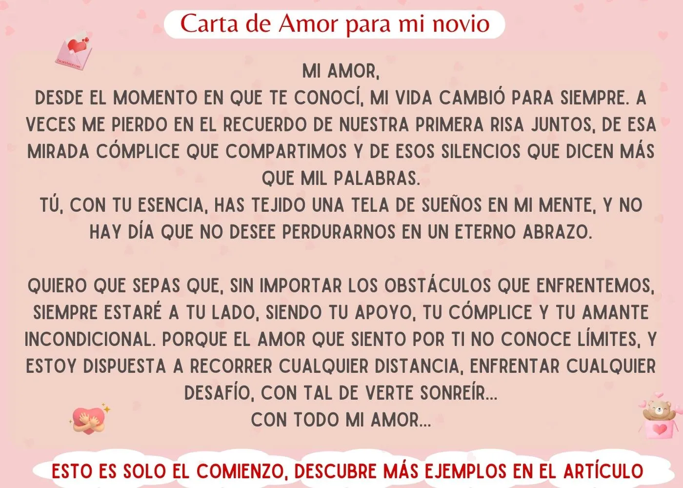 Carta De Amor Para Mi Amante - iCartas.org