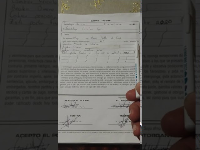 Carta Poder Para Recoger Cheque - iCartas.org