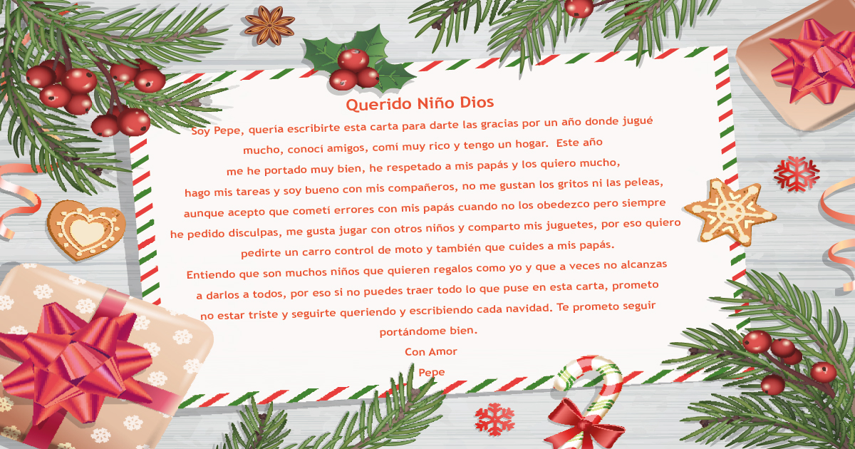 Carta Del Nino Dios Para Un Matrimonio
